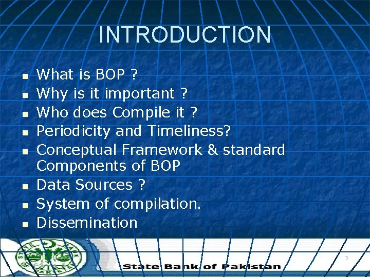 1 Pakistans Balance of Payments Presentation for Collaboration