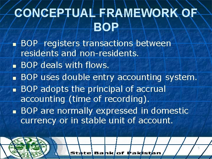 1 Pakistans Balance of Payments Presentation for Collaboration