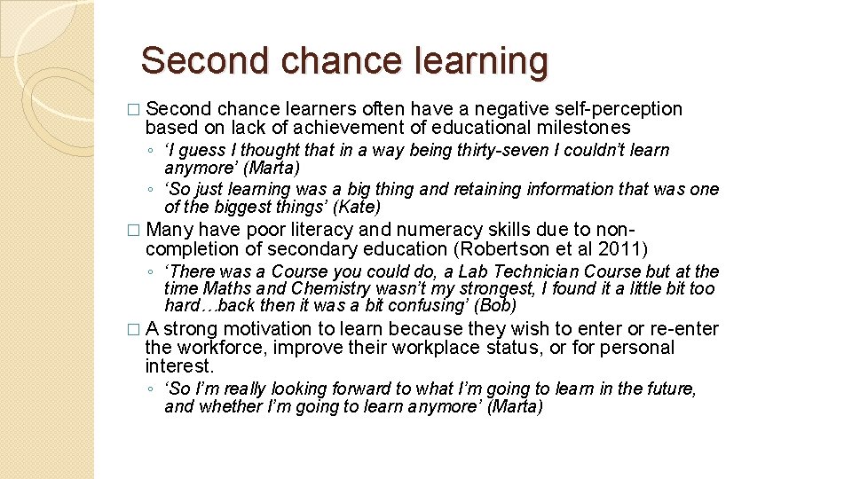 Learning for life The role of neighbourhood houses