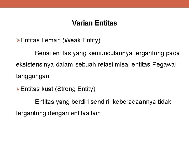 ENTITY RELATIONSHIP DIAGRAM CREATED BY Chadriana Hasan 1729041006