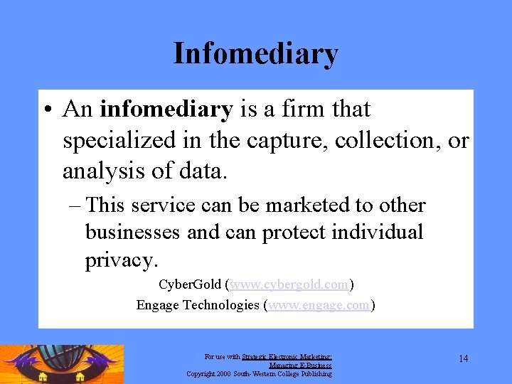 Chapter 7 Information Collection and Use For use