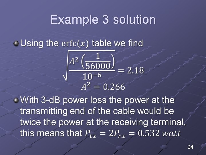 Error rate due to noise 1 Bit error