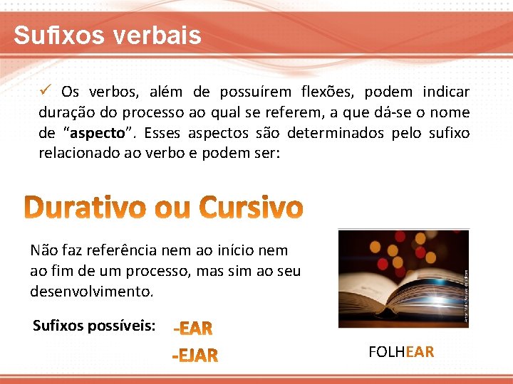 LNGUA PORTUGUESA Professor Lenidas Bi Estrutura interna da