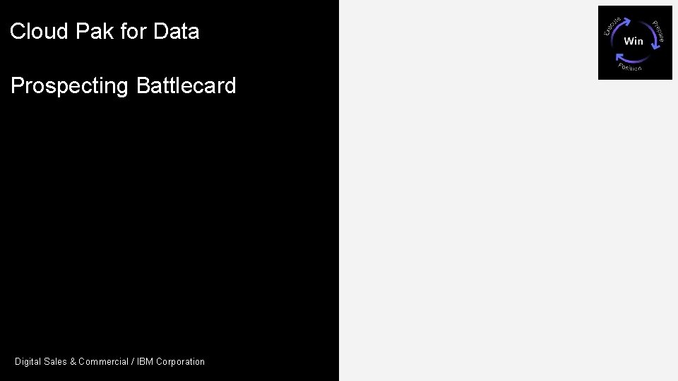 Cloud Pak for Data Prospecting Battlecard Digital Sales