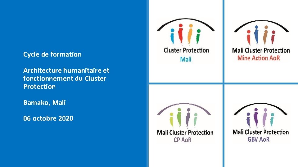 Cycle de formation Architecture humanitaire et fonctionnement du