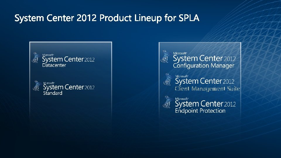System Center 2012 Service Provider Value Proposition Licensing