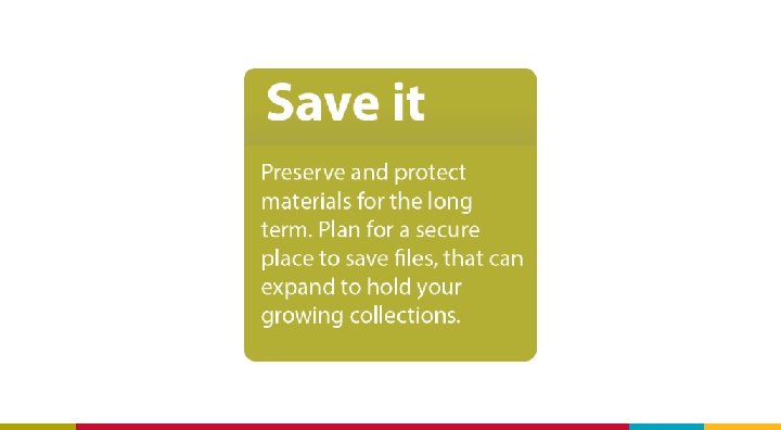 The Digital Stewardship Lifecycle Digital Stewardship Curriculum Digital