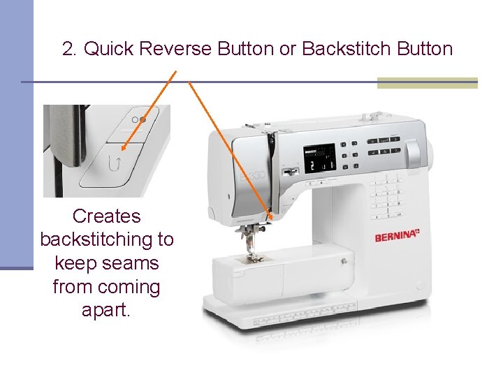 Parts of the Sewing Machine Bernina 330 1