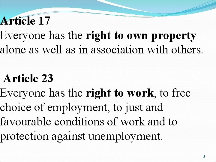 The Universal Declaration of Human Rights 1 Birth