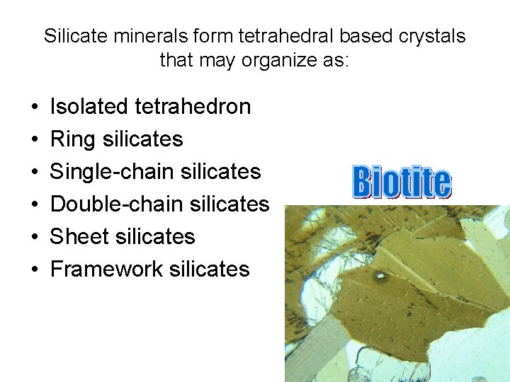 Minerals of the Earths Crust Chapter Five A