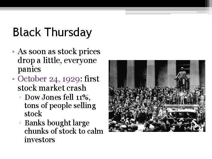 Black Tuesday Unemployment Great Depression Part 1 Roaring