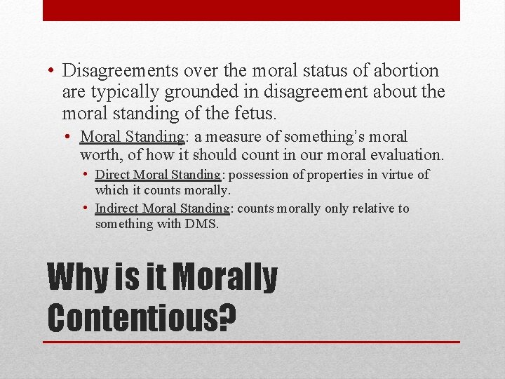 Philosophy 224 Moral Persons Pt 1 Weve been