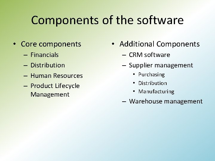 Enterprise Resource Planning ERP A brief overview By