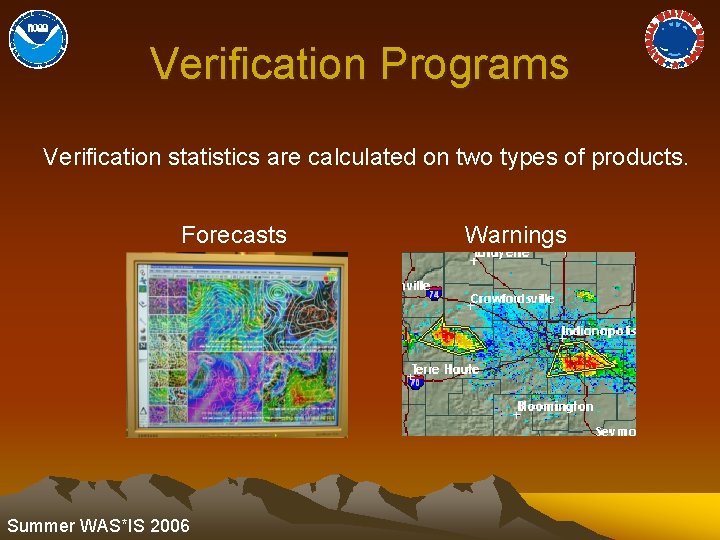 National Weather Service Verification Program Overview Brenton Mac