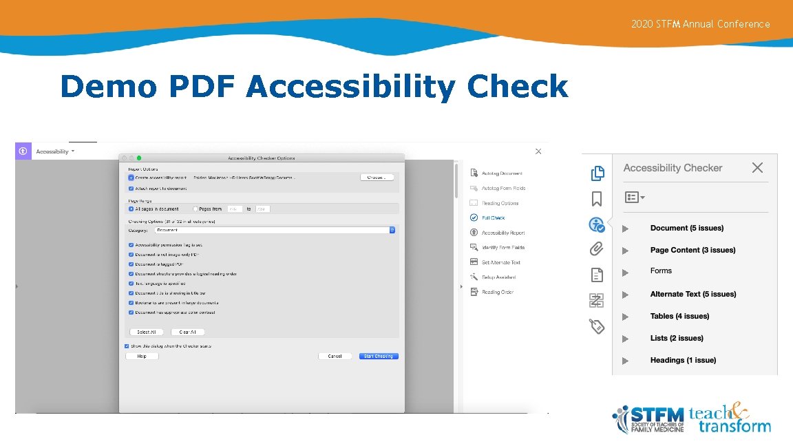 2020 STFM Annual Conference Digital Accessibility Improving Teaching