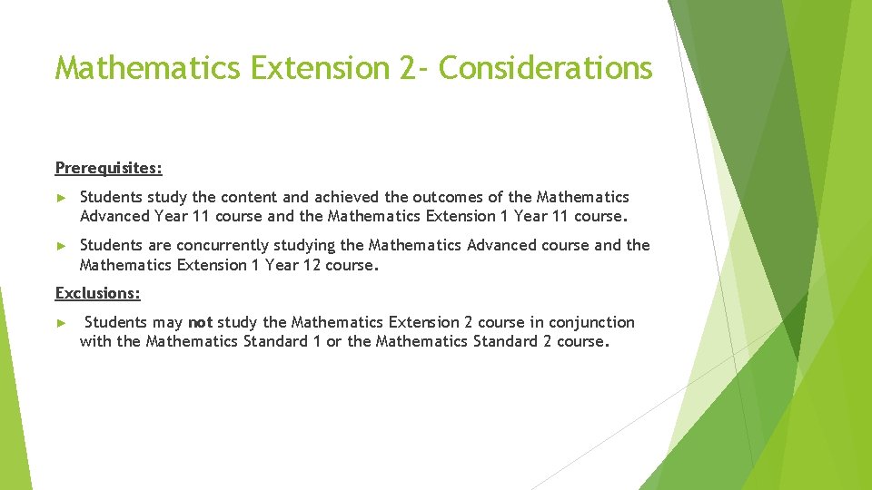 Randwick Boys High School Subject Selections Year 10