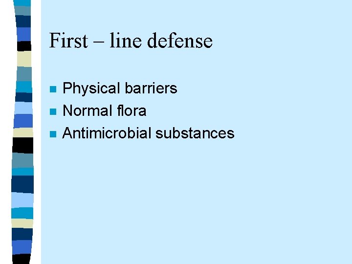 Public Health MP 3304 The Innate Immune Response