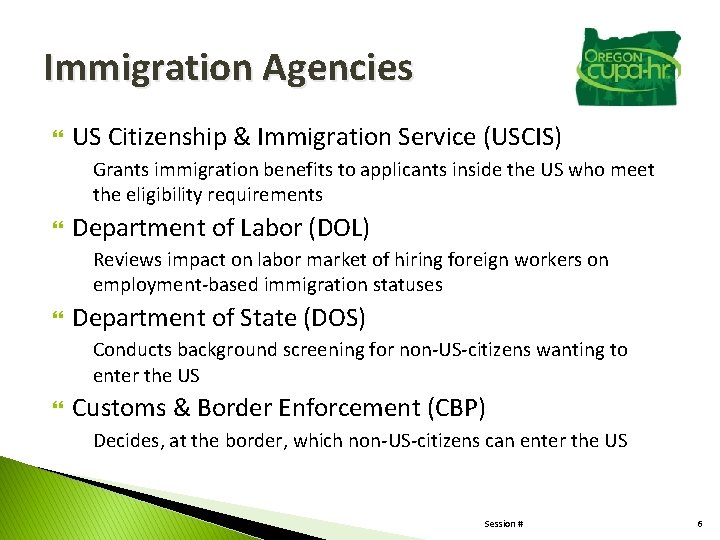 Immigration Recent Changes the Path Forward Presented by