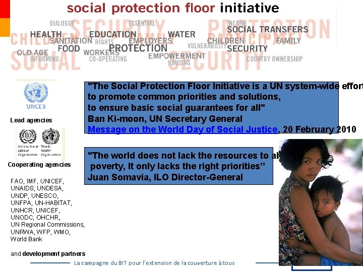 The Social Protection Floor A UN global initiative