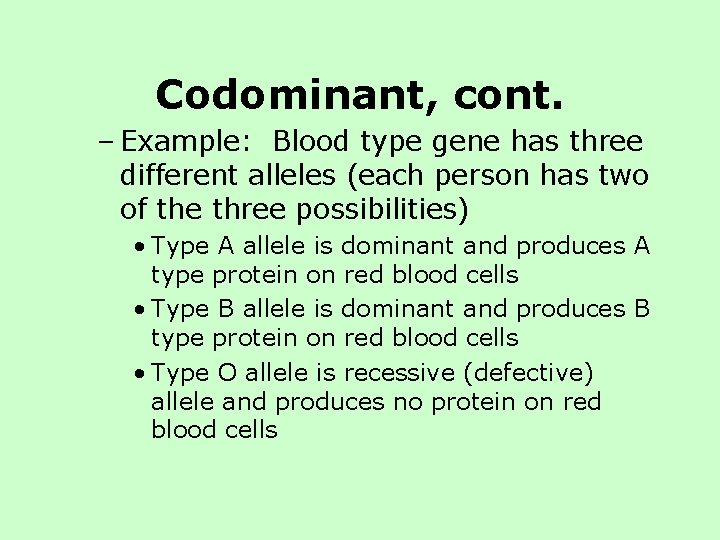 Mendelian Inheritance of Human Traits Simple Recessive Heredity