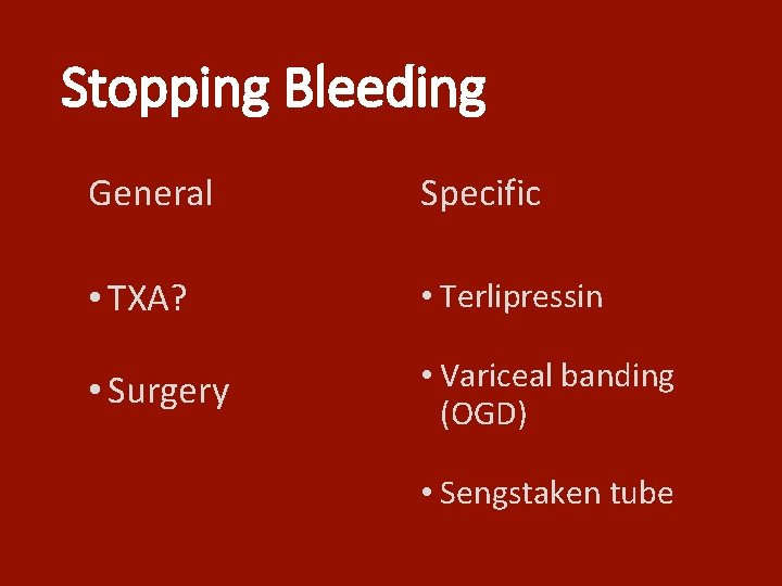 Massive Blood Loss and some transfusiony bits Ms
