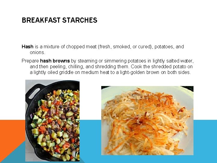 BREAKFAST FOODS DRINKS CHAPTER 1 BREAKFAST FOODS SANDWICHES