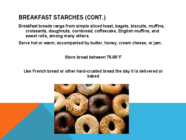 BREAKFAST FOODS DRINKS CHAPTER 1 BREAKFAST FOODS SANDWICHES