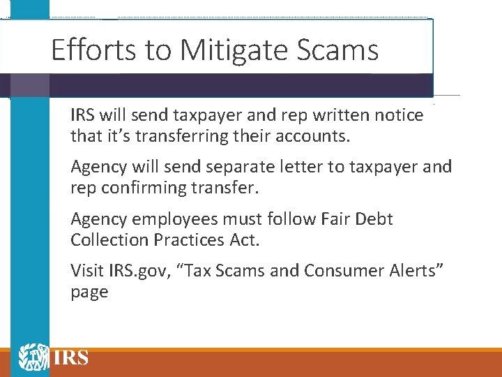 Private Debt Collection Ley Mills IRS Stakeholder Liaison