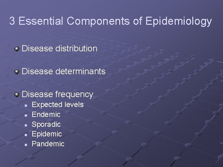 The Impact of Epidemiology in Public Health Robert