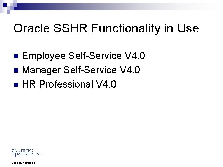 Oracle SelfService HR Case Study By Susan Gulick