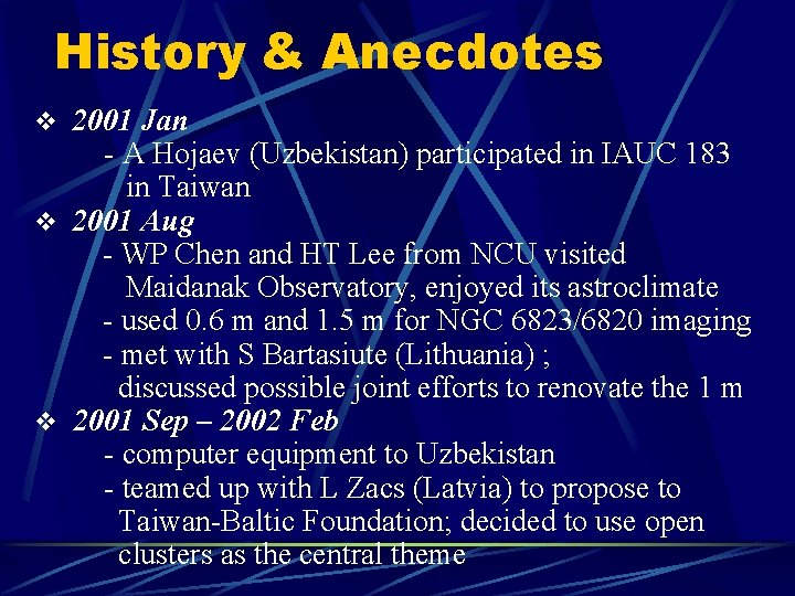 Global SmallTelescope Network including Maidanak Observatory WenPing Chen