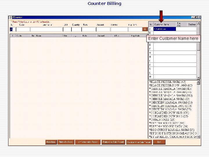 Counter Billing Introduction Counter Billing is a software