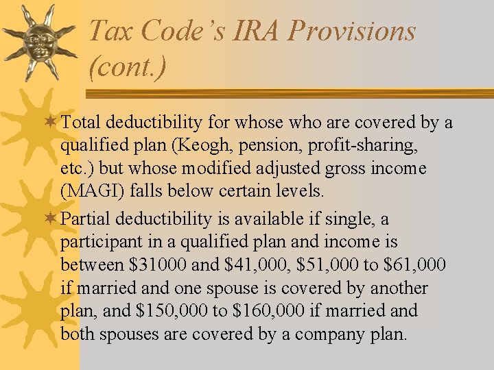 Individual Retirement Savings Accounts IRAs By Qin Zhang