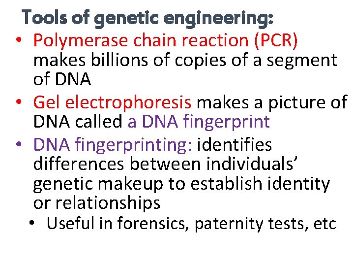Biotechnology Exploring the source and exploitation of genetic