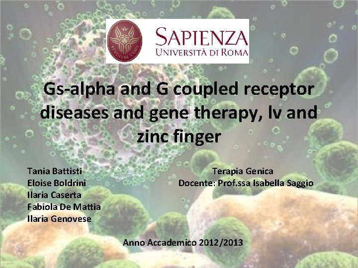 Gsalpha and G coupled receptor diseases and gene