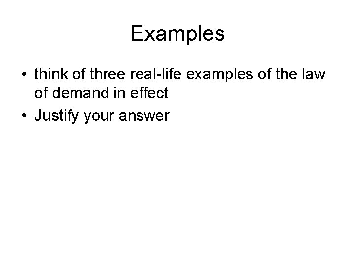 Chapters 4 5 and 6 Supply and Demand