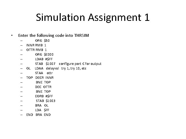 Decisions in assembler code 3A8 Flowchart and assembler