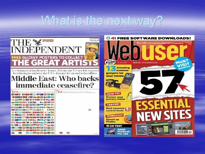 The ways we learn about the world I