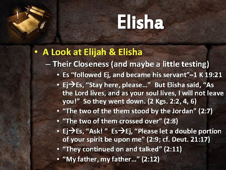 Elisha Elisha Elisha First mentioned by God in