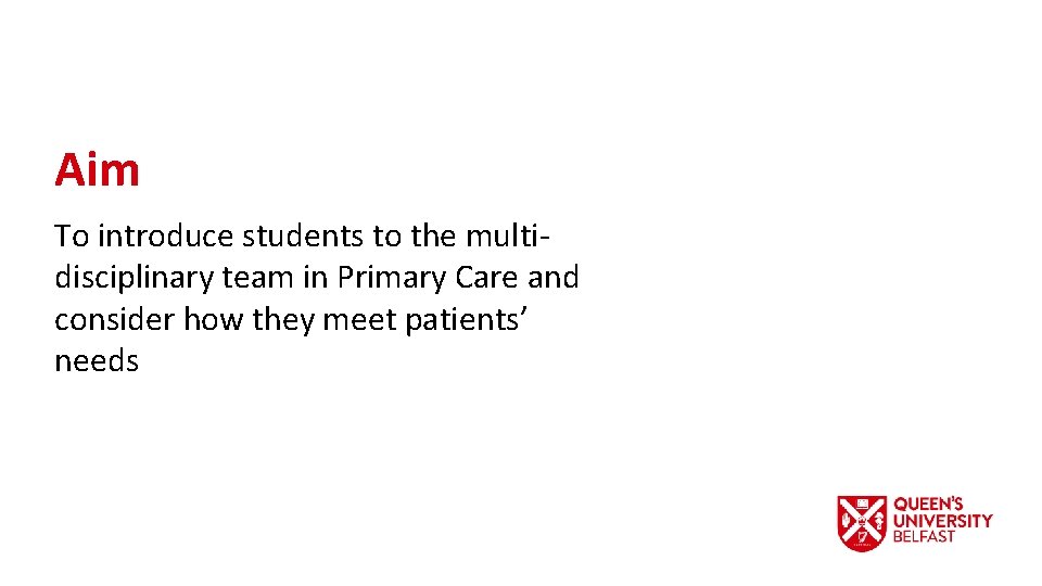 Family Medicine The Multidisciplinary Team in Primary Care