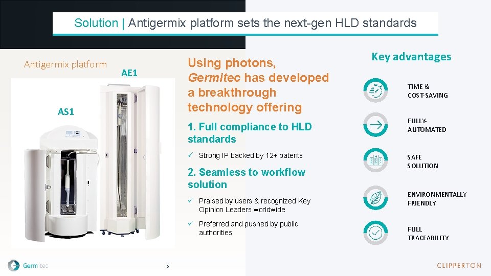 Germitec Presentation 2019 Easy and ultrafast HLD ultrasound