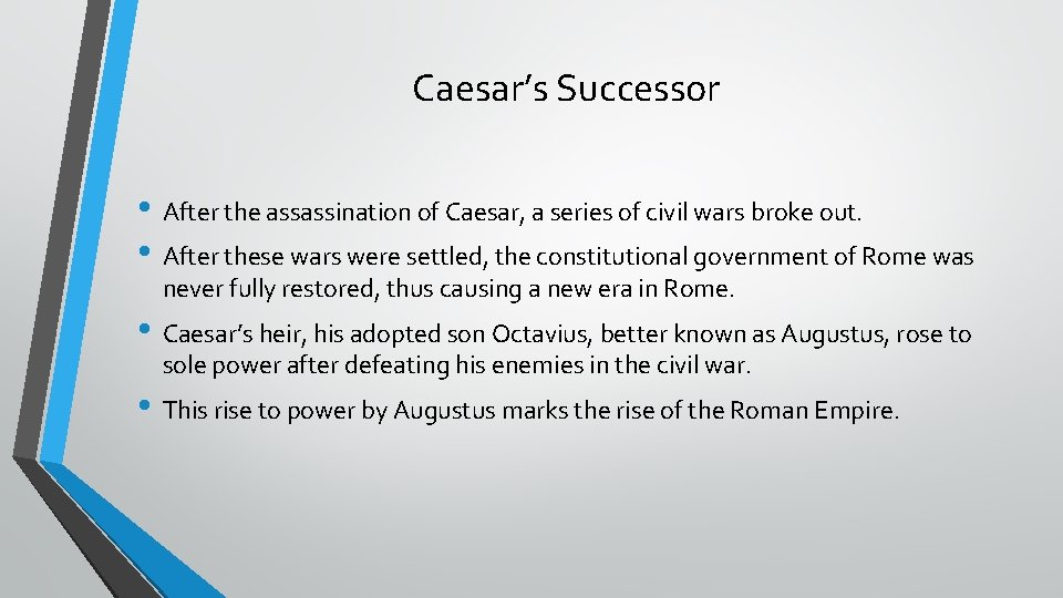 Julius Caesar and Rome Brock Sivulich Julius Caesar