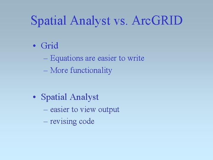 Flow Direction FE 423 Lecture 4 b OUTLINE