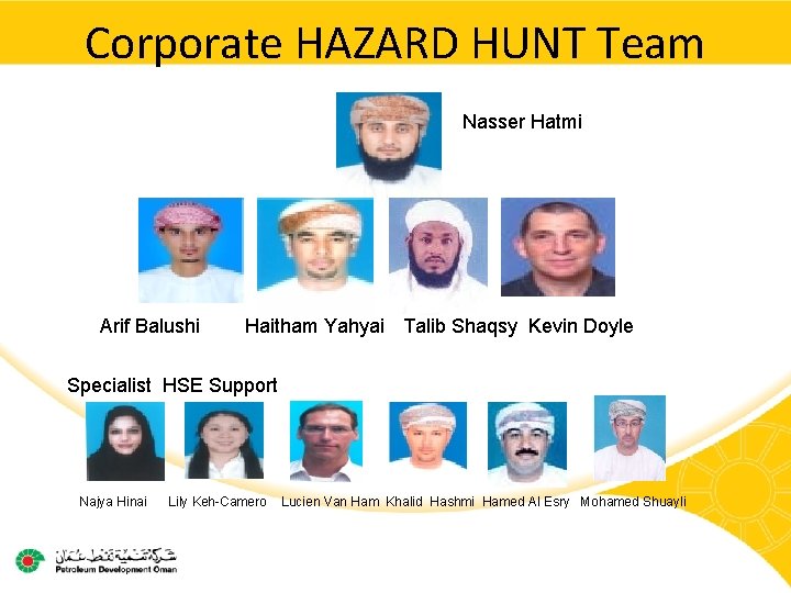 PDO HAZARD HUNT 2017 Taking Worksite Hazard Identification