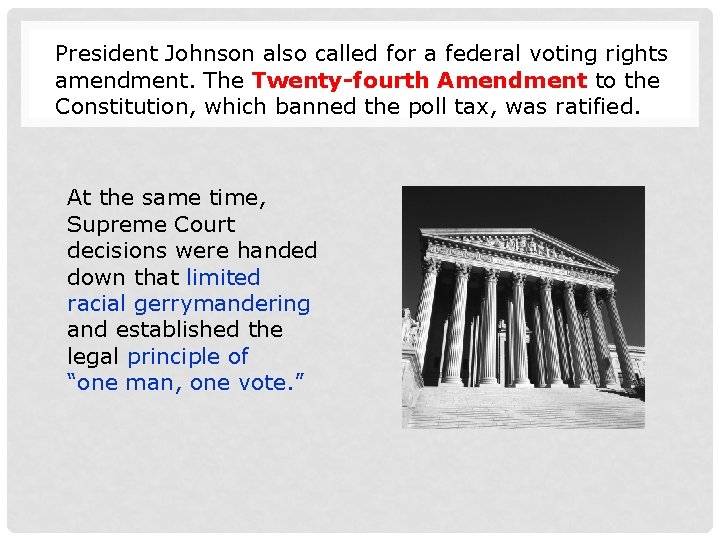 VOICES OF THE CIVIL RIGHTS MOVEMENT OBJECTIVES Explain