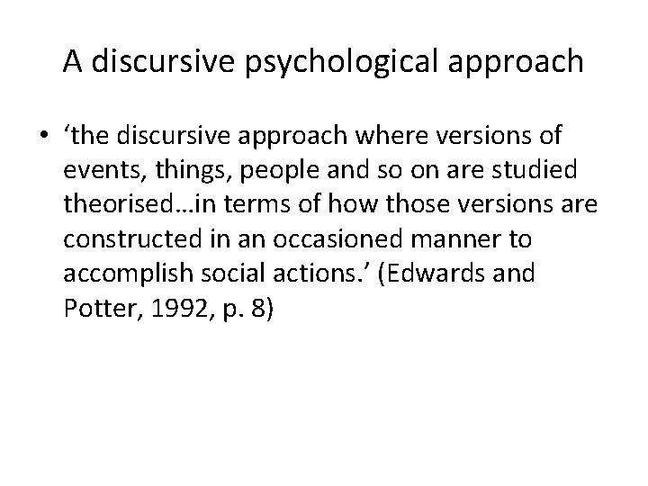 Materiality of Remembering and Reconciliation A veterans reunion