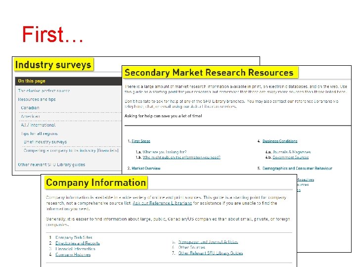 Library Resources Services for MBA students Mark Bodnar