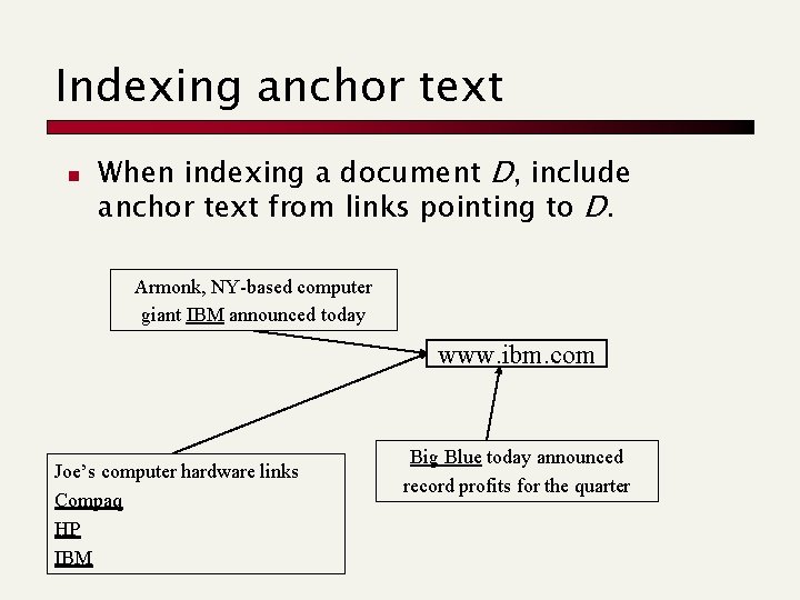 Web Search and Tex Mining Lecture 9 Link