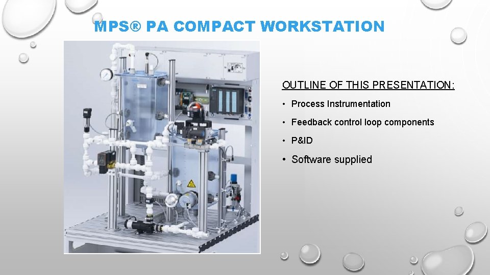 EDUCATIONAL LABORATORY DEMONSTRATION UNIT MPS PA COMPACT WORKSTATION