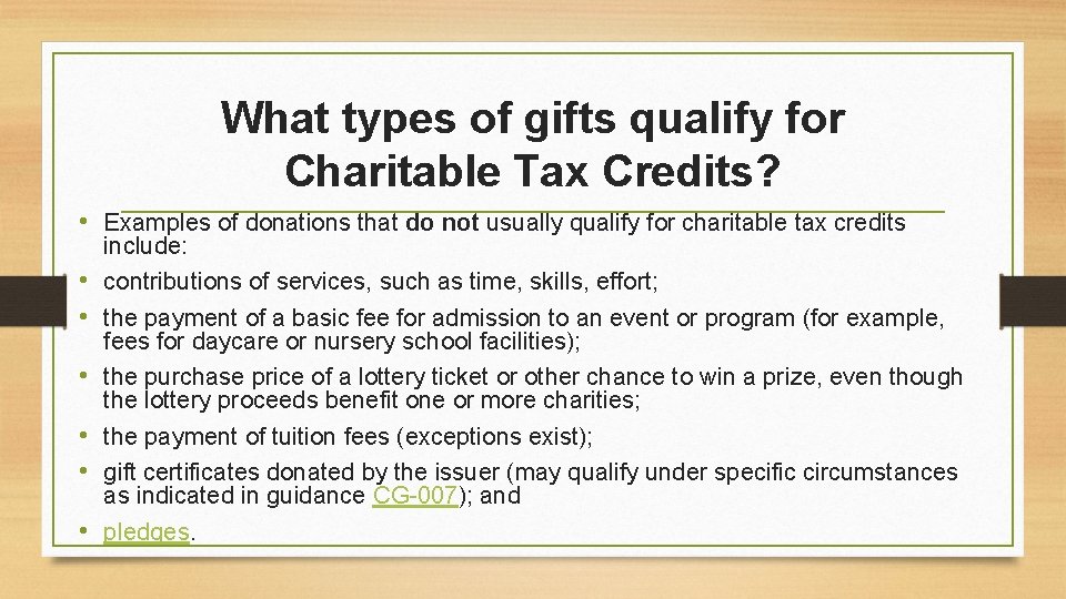 CHARITIES and GIVING Official Donation Receipts Charitable Tax